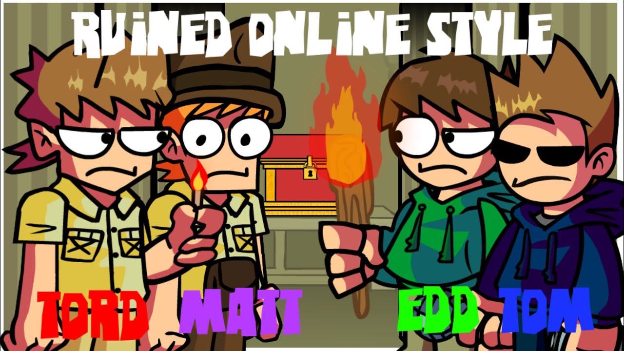 FNF Tord Larsson and Matt vs Tom Eddsworld online style but Ruined ...