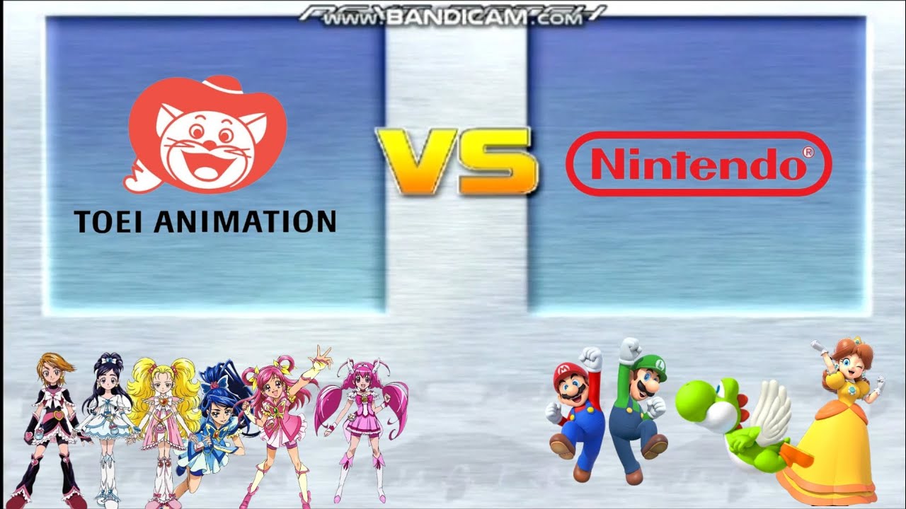 MUGEN Request Toei Animation VS Nintendo (Merry Christmas) - YouTube