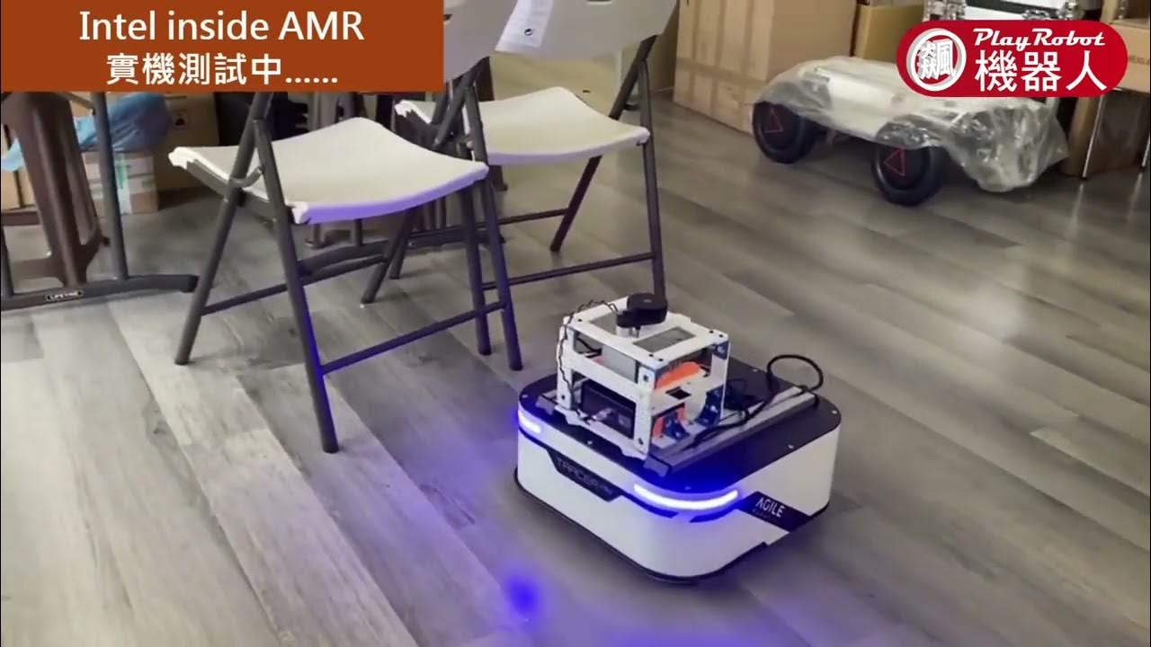 Intel inside ROS2 AMR 快速整合試跑_使用3D板材通通包起來 - YouTube