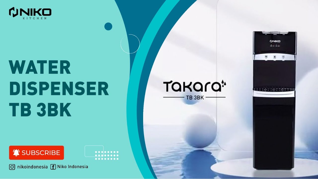 NIKO WATER DISPENSER TAKARA TB 3BK CHROME, NYALAKAN SEGARMU ! - YouTube