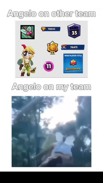 Angelo on their team vs. Angelo on my team 😂 #shorts #bs #brawl #meme #randoms - YouTube