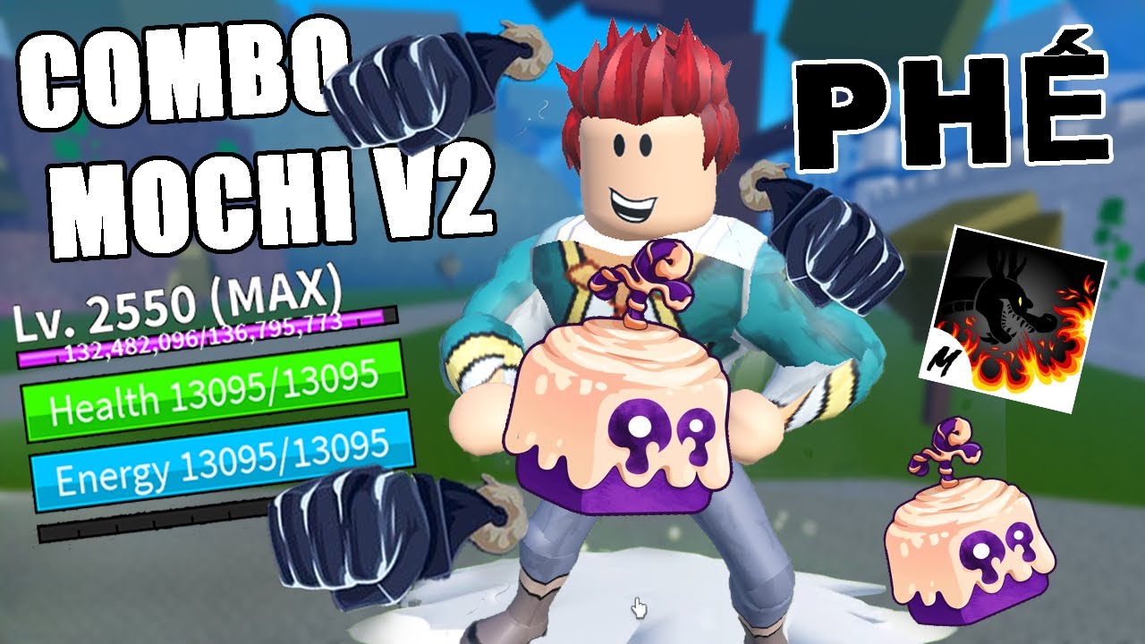BẤT NGỜ VỚI COMBO FAN MOCHI V2 SIÊU PHẾ KHÓ PVP SĂN BOUNTY BLOX FRUIT ...