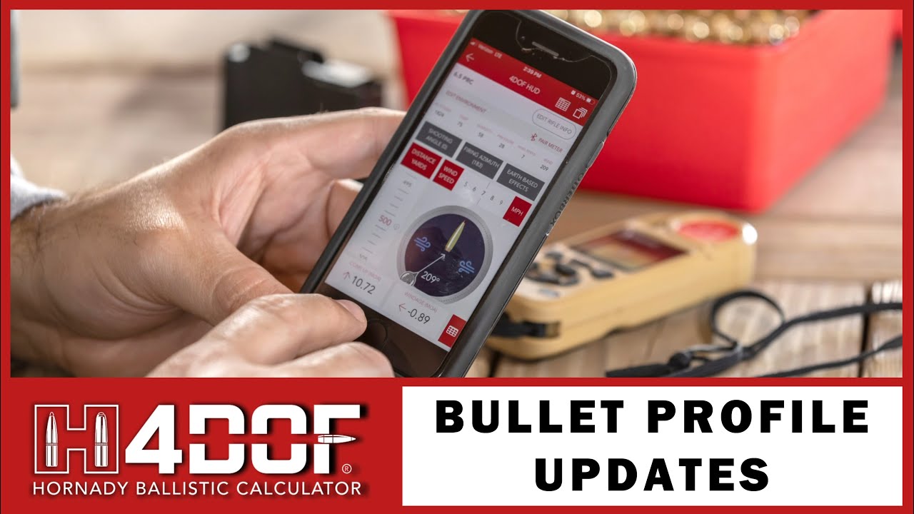 Hornady 4DOF Bullet Profile Updates - YouTube