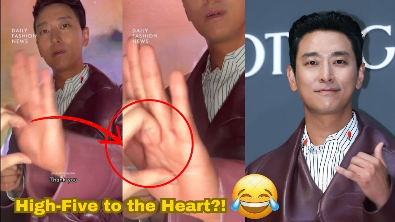 Ju Ji Hoon High-Fives the Heart? Netizens Adore and LOL!😍🥰 - YouTube