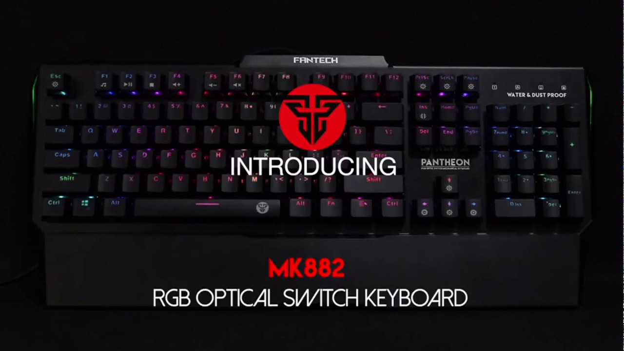 คีย์บอร์ดกันน้ำ Fantech PANTHEON MK882 Optical Mechanical [OFFICIAL ...