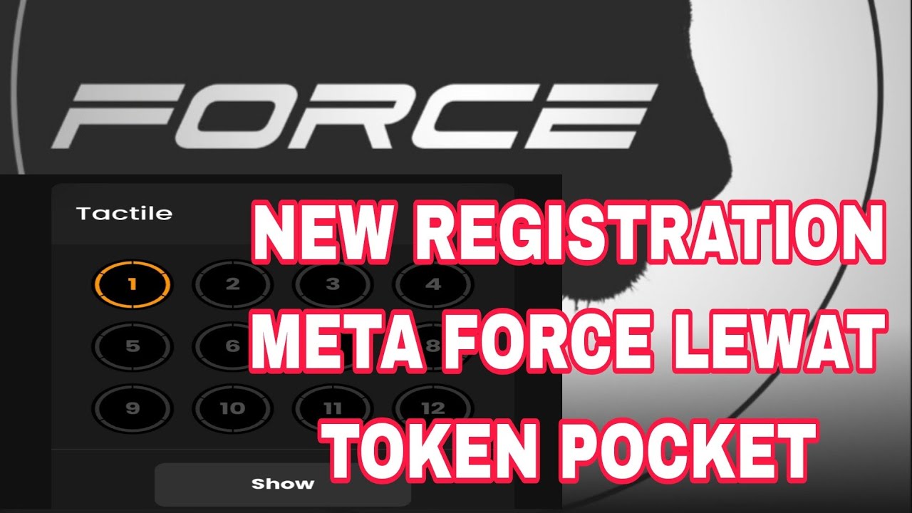 CARA REGISTRASI KE META FORCE TERBARU || LEWAT TOKEN POCKET - YouTube