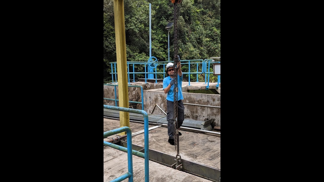 stop log manual lifting - YouTube