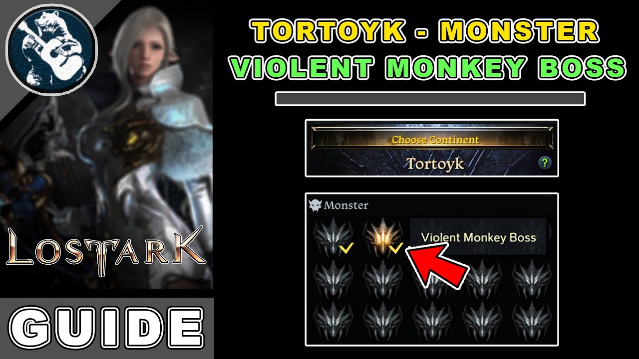 Violent Monkey Boss Monster Location in Lost Ark | Tortoyk Locations ...