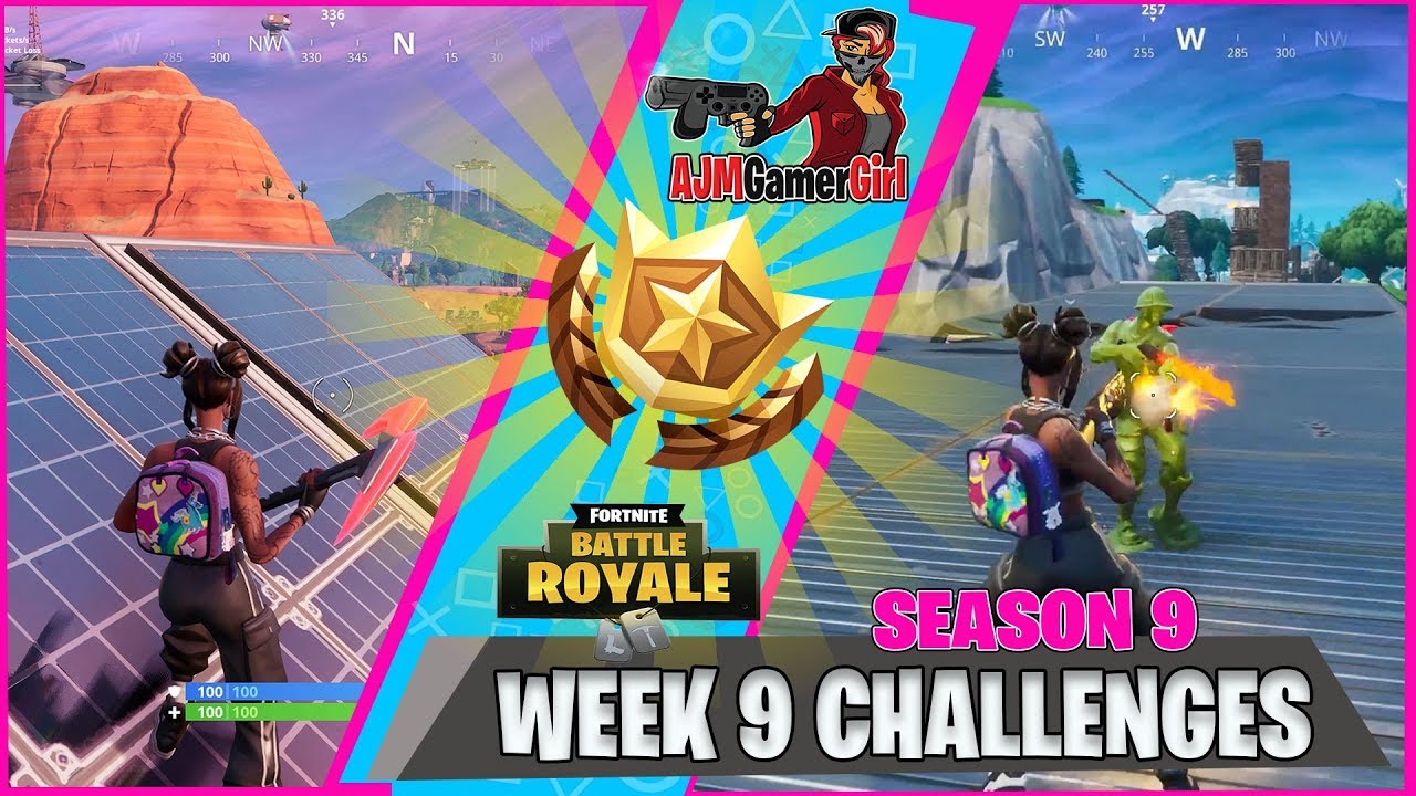 FORTNITE WEEK 9 CHALLENGES GUIDE - YouTube