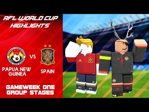 [RFL] Roblox Football League World Cup II | Papua New Guinea x Spain ...