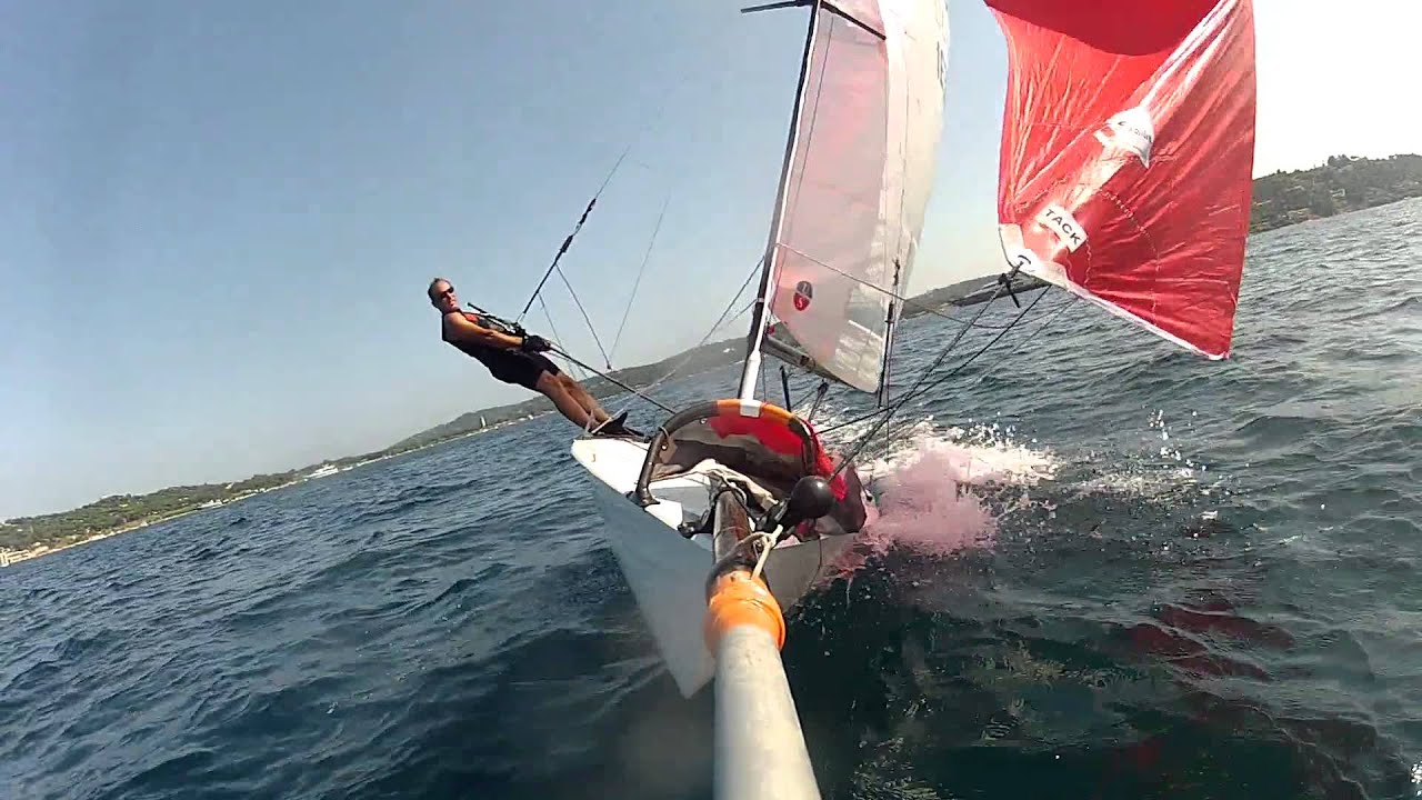 Contender X sailing - YouTube