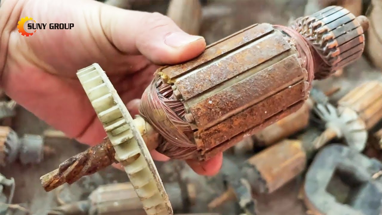 Motor Scrap Crushing & Sorting System | Copper, Iron & Non-Metal ...