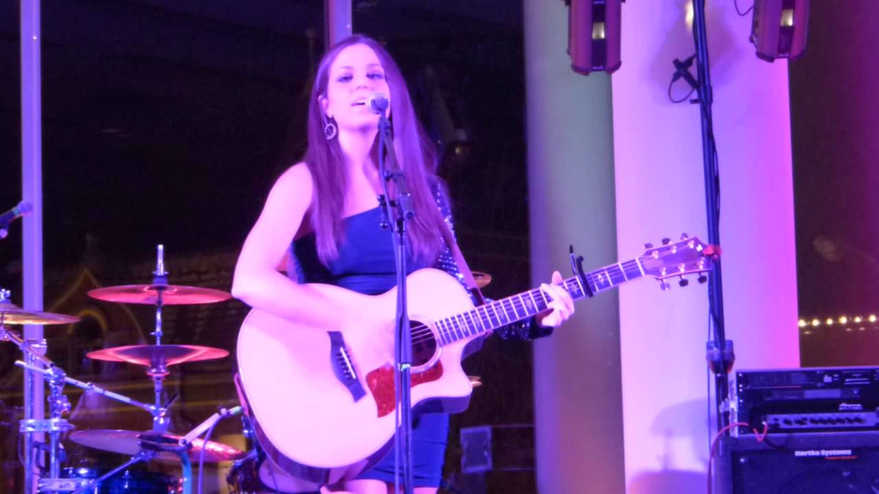 Ashley Sofia performs Stranger in Black in Saratoga Springs - YouTube