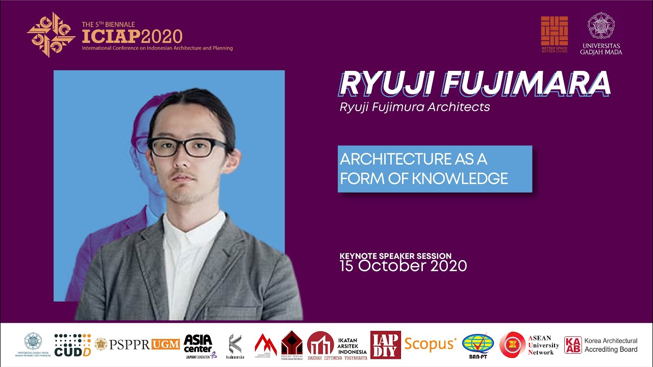 ICIAP 2020 Keynote Speaker - Architect Ryuji Fujimura - YouTube