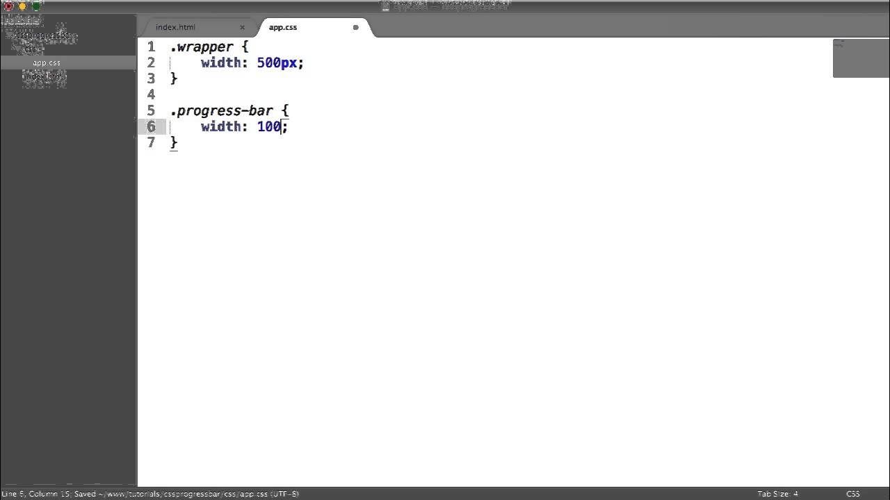 Simple Pure CSS Progress Bar - YouTube