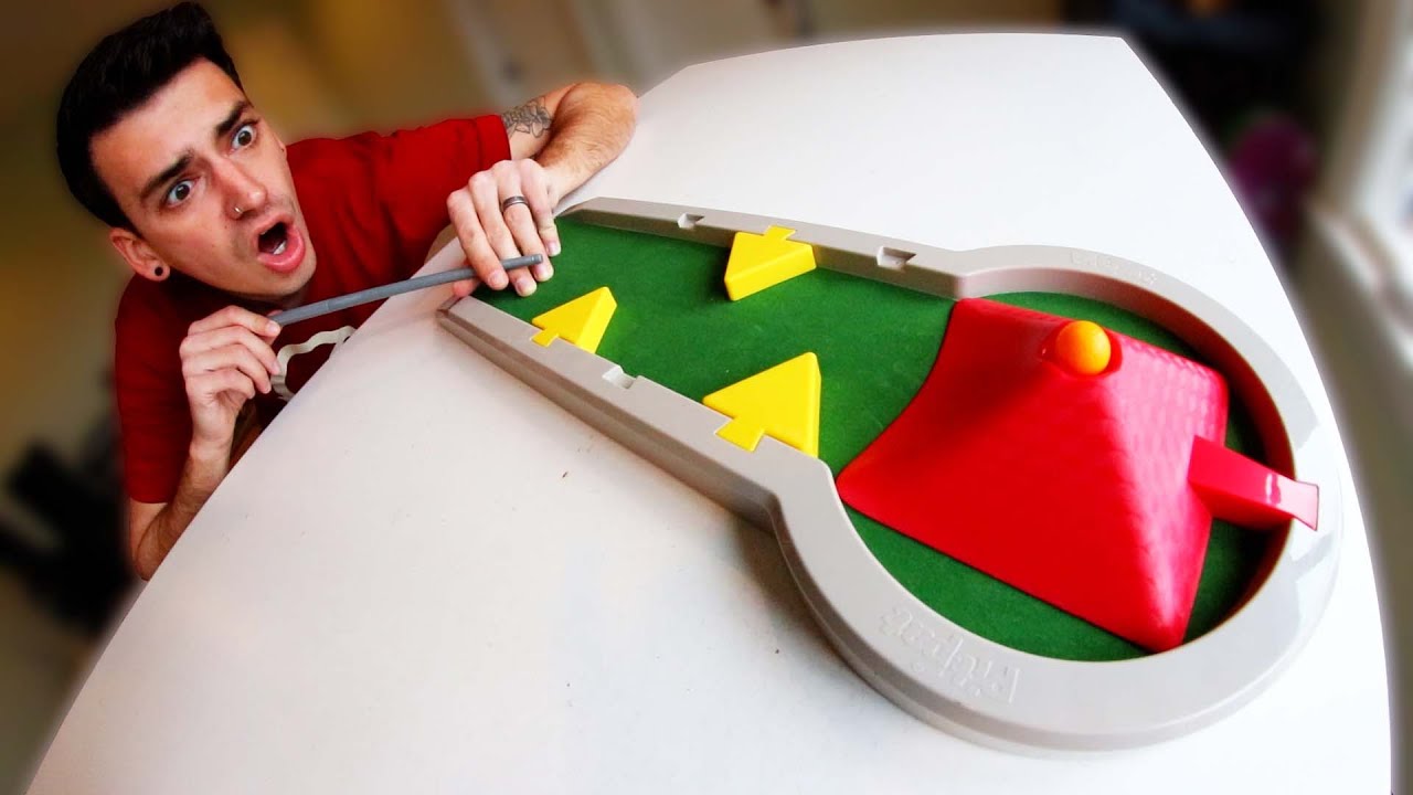 INSANE POOL MINI GOLF COURSE! (Round 2) - YouTube