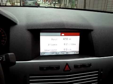 Opel Astra H CID Multimadia - YouTube