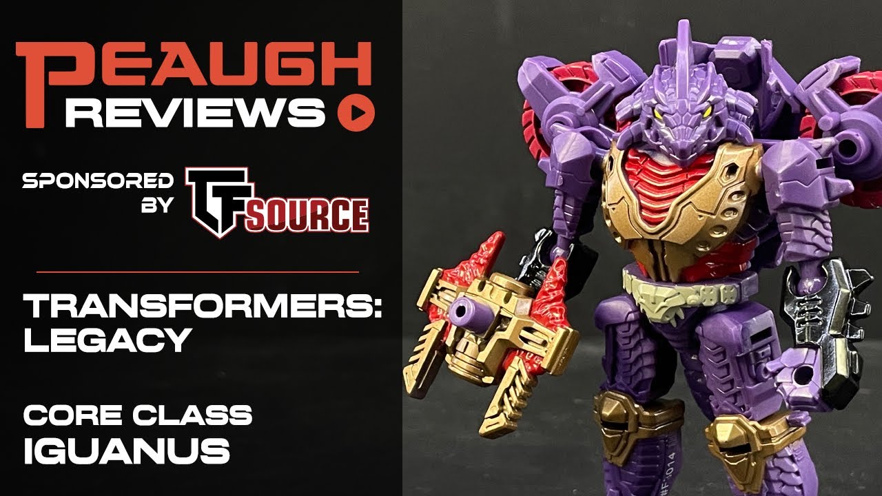 Video Review: Transformers Legacy - Core Class IGUANUS - YouTube