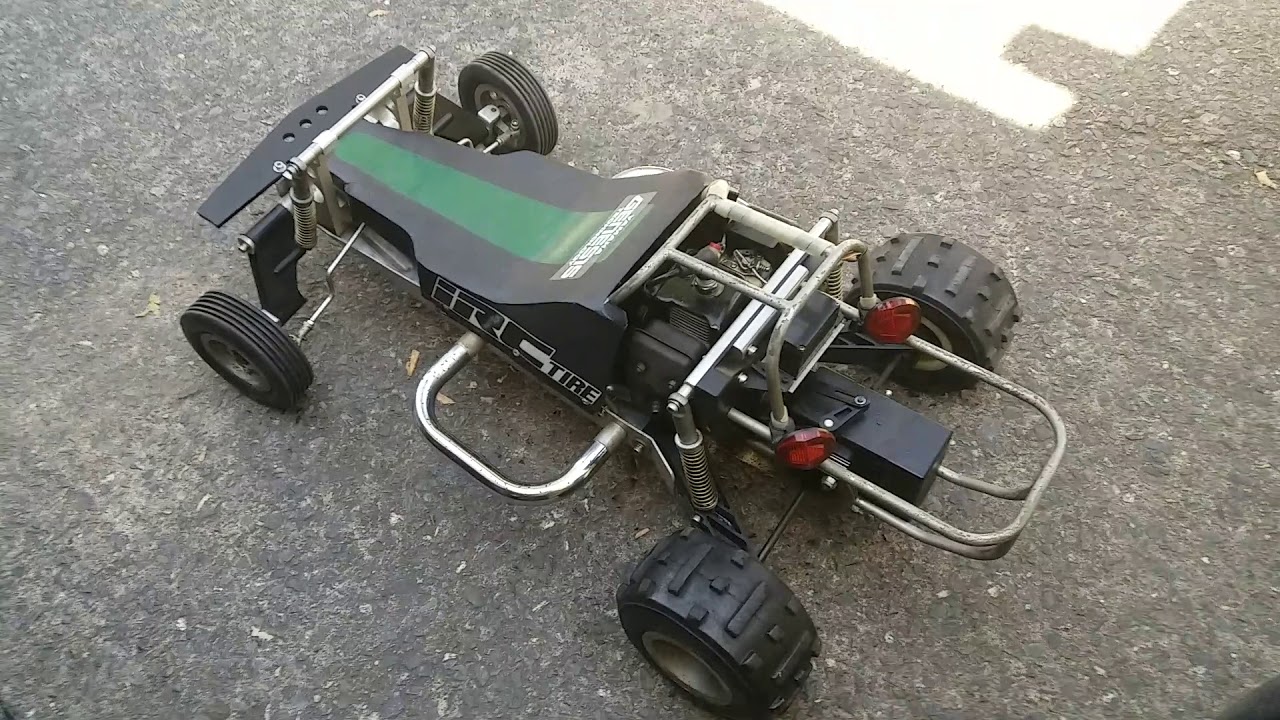 test rc raco jack rabbit vintage 1/4 เครื่องเบนซิล - YouTube