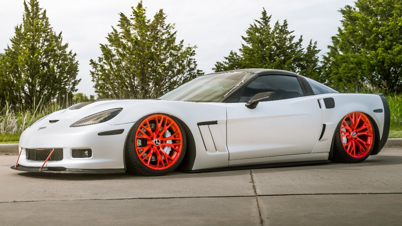 BAGGED C6 Corvette | EPIC Air Suspension Install - YouTube