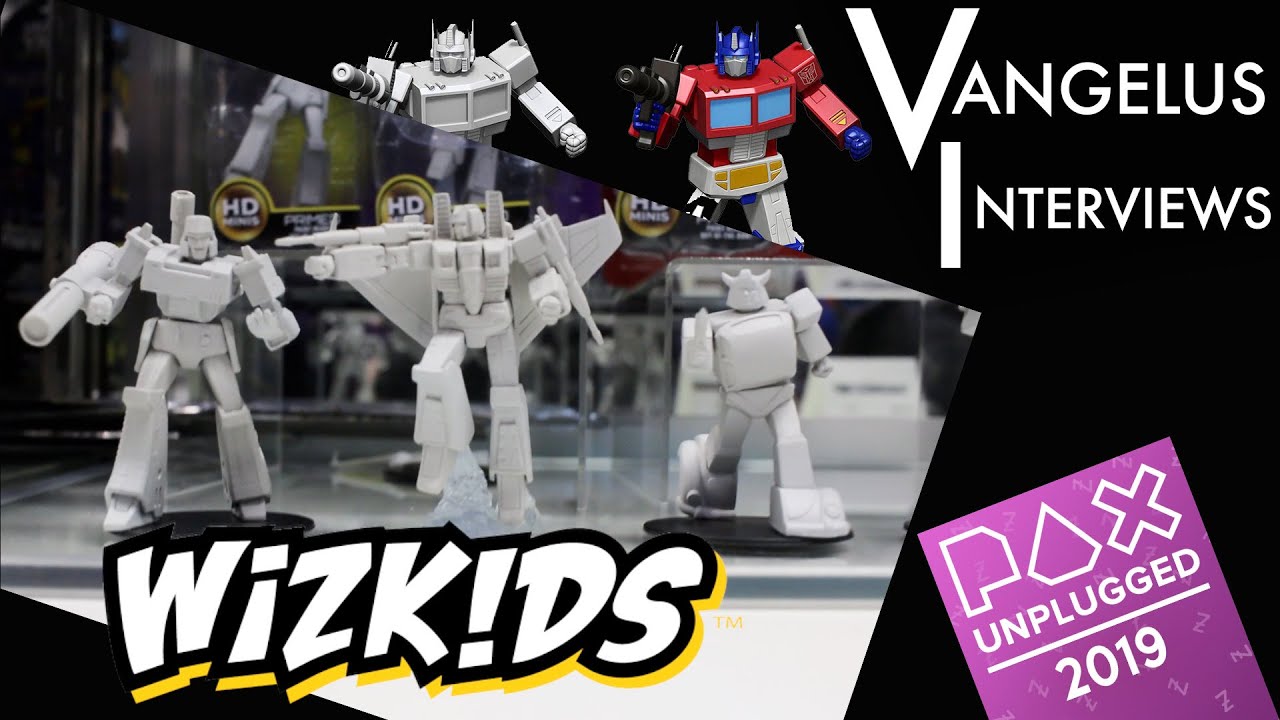 Wizkids Transformers Miniatures - PAX Unplugged 2019 Interview - YouTube