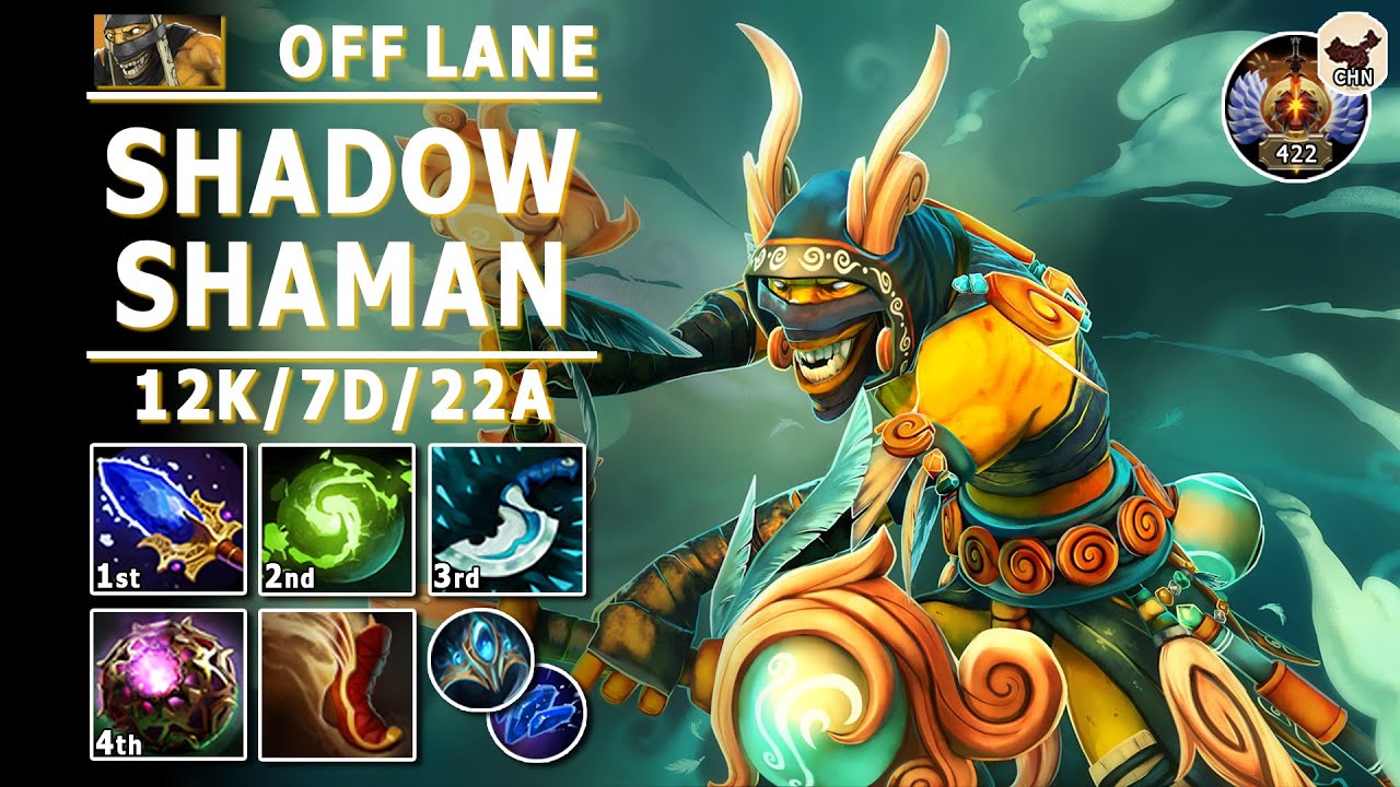 Shadow Shaman Off Lane | 7.32 | Pos 3 Core SS Play | Dota 2 Immortal ...
