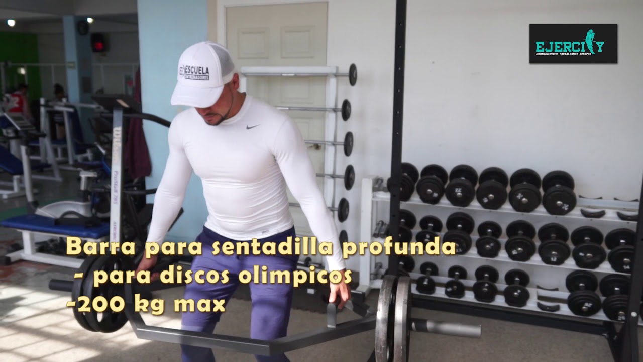 BARA HEXAGONAL PARA SENTADILLA PROFUNDA - YouTube