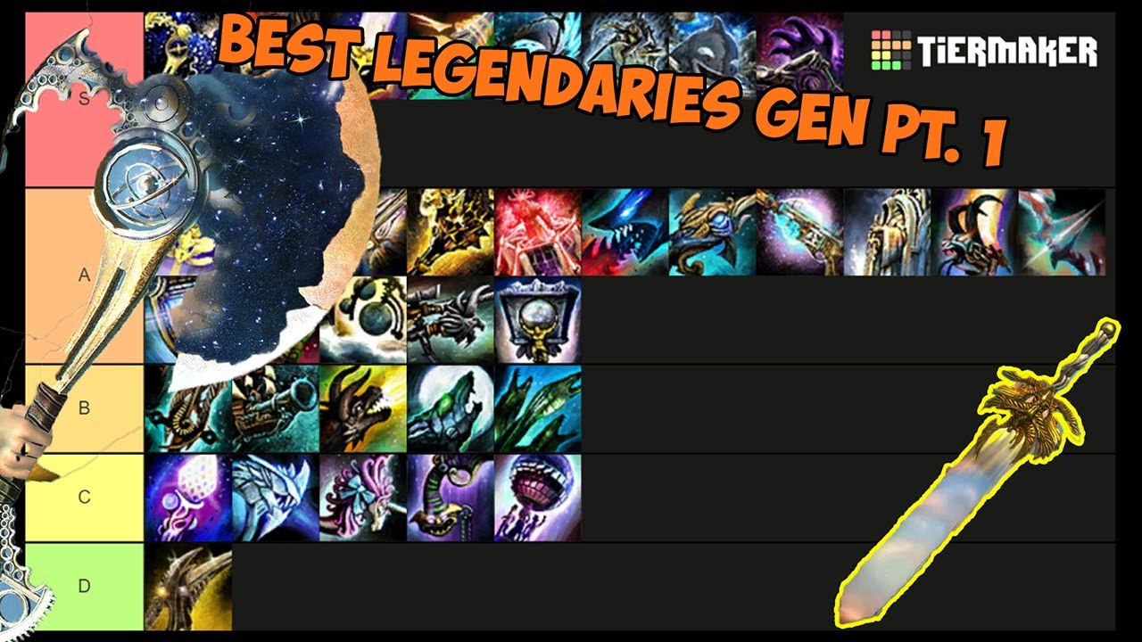 Best Gw2 Legendaries Tierlist! Generation 1! - YouTube