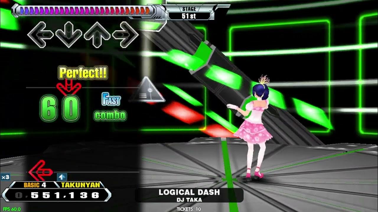 【DDR GRAND PRIX】LOGICAL DASH【BASIC】 - YouTube