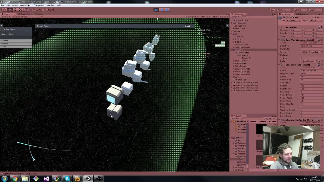 Building a Space Exploration Game in Unity3D - HTML/Angular.JS UI in Unity - YouTube