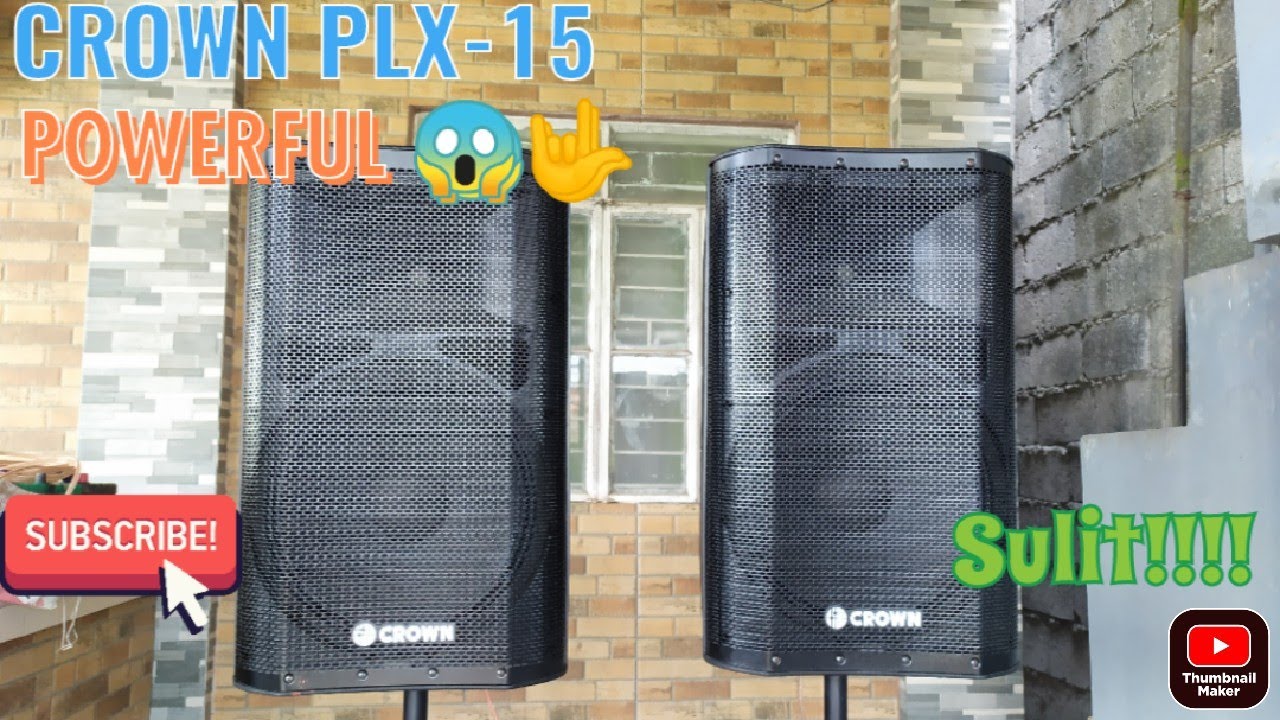 CROWN PLX15 1200WATTS | SPEAKER REVIEW| TESTING| ACE LX20 | SUBSCRIBE🤟👍 ...