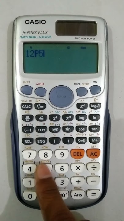 value of nCr in scientific calculator | #rgpv #scientificcalculator # ...