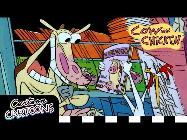 Cow And Chicken Super Cow Saves The Day Cartoon Network Cartoon