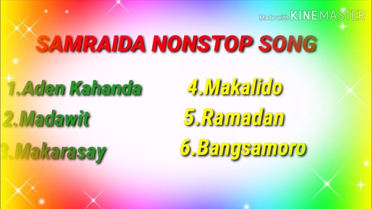 #morosong #samraida Moro Song 2019 Samraida Nonstop song - YouTube