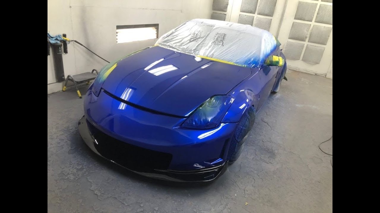 Wrecked 350z gets a makeover! - YouTube