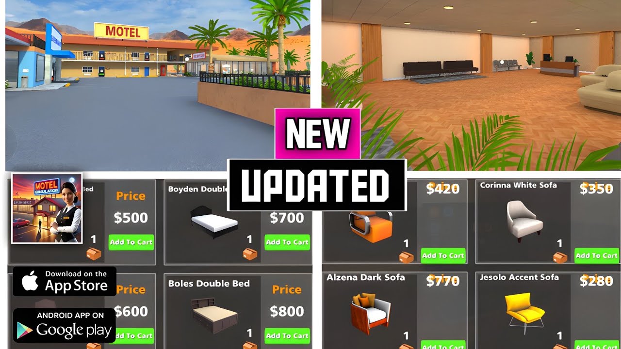 BIG UPDATE FOR SUPERMARKET MODEL MANAGER SIMULATOR | NEW MOTEL MANAGER ...