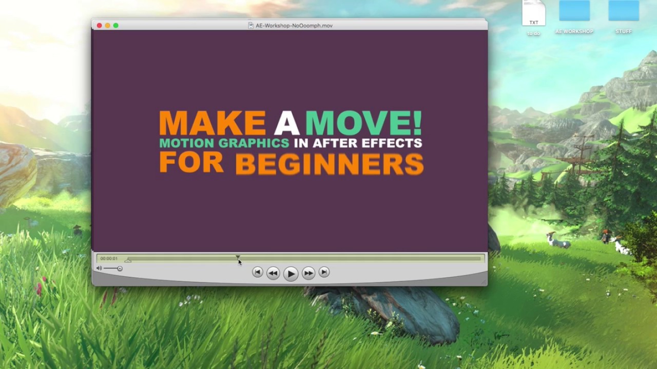 Make a Move! Motion Graphics in After Effects for Beginners: Session 1 ...