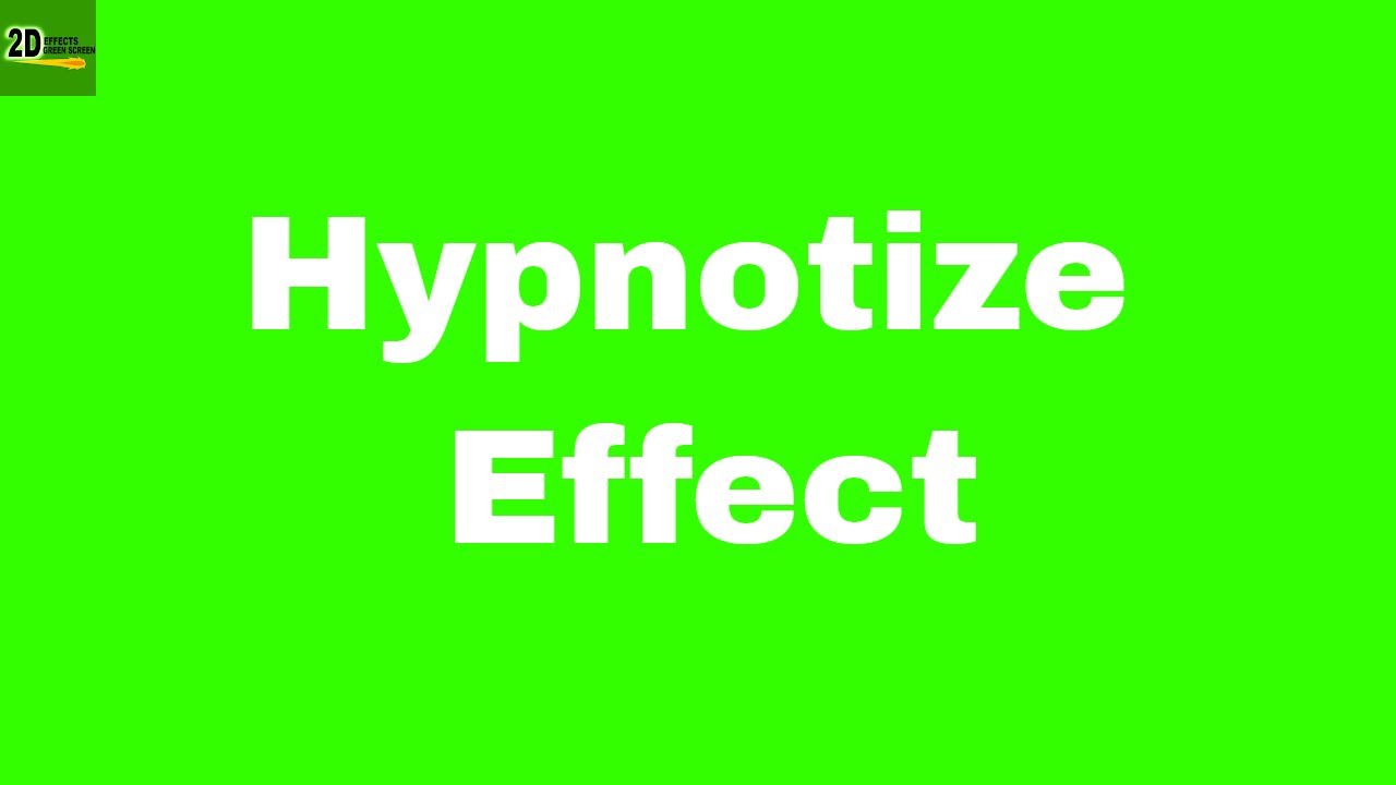 hypnotize Full Hd 1080px/ 2D EFFECTS / Green Screen / 2D Animation ...