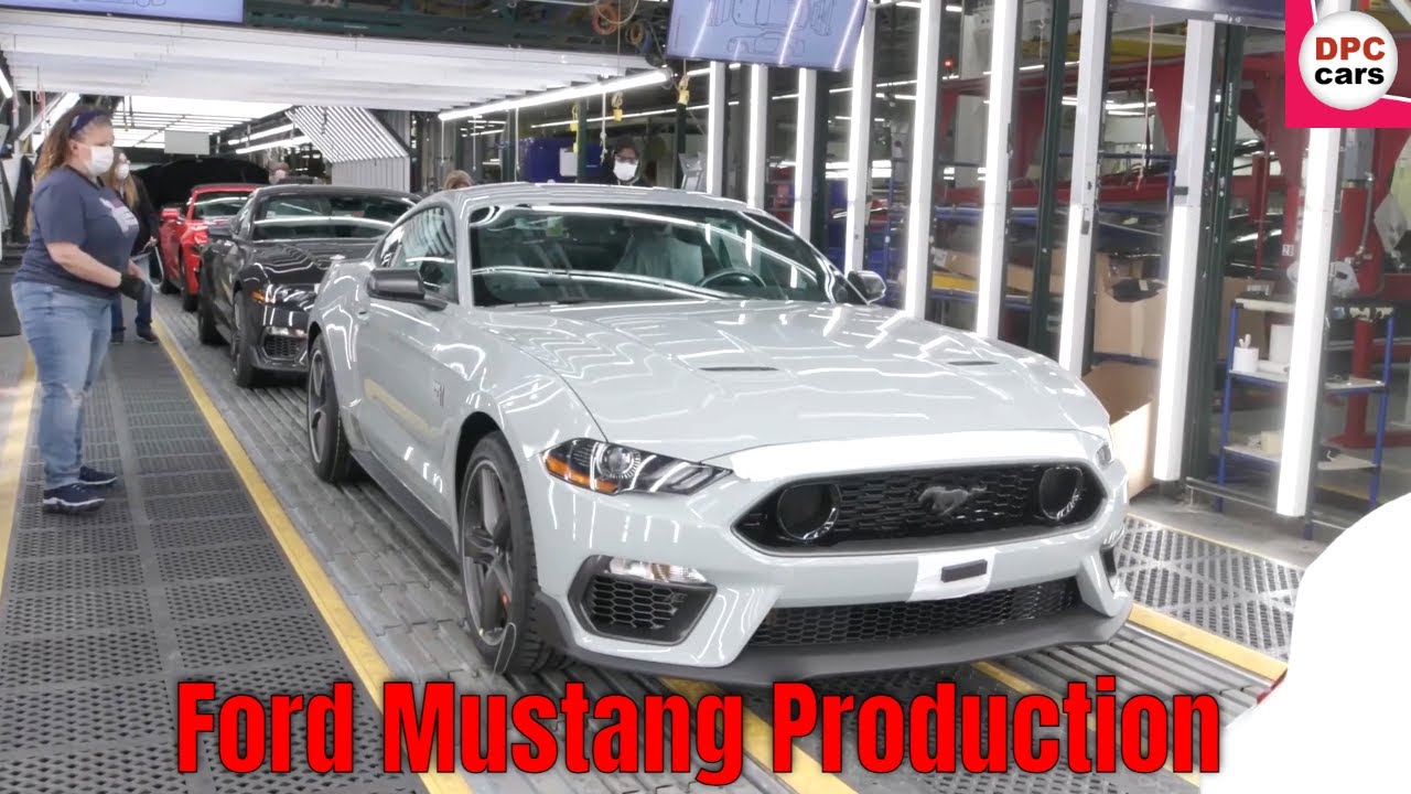 Ford Mustang and GT500 Production Line 2022 - YouTube