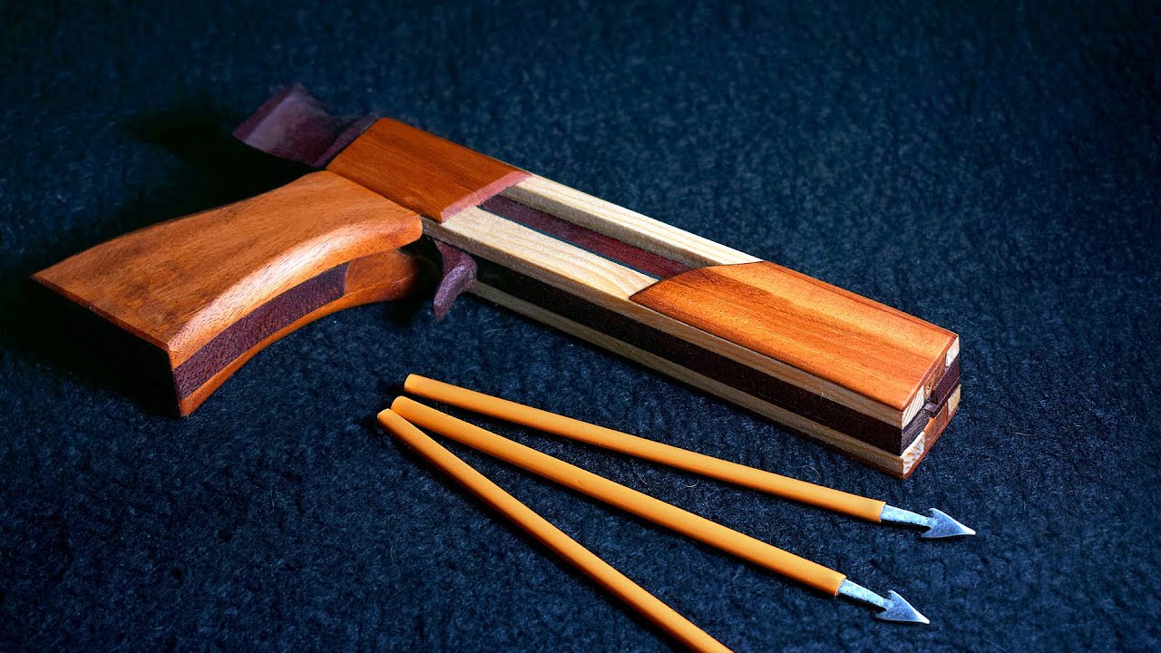 Slingshot gun design - YouTube