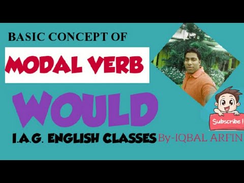 Use of Would I Basic concept of modal verb - YouTube