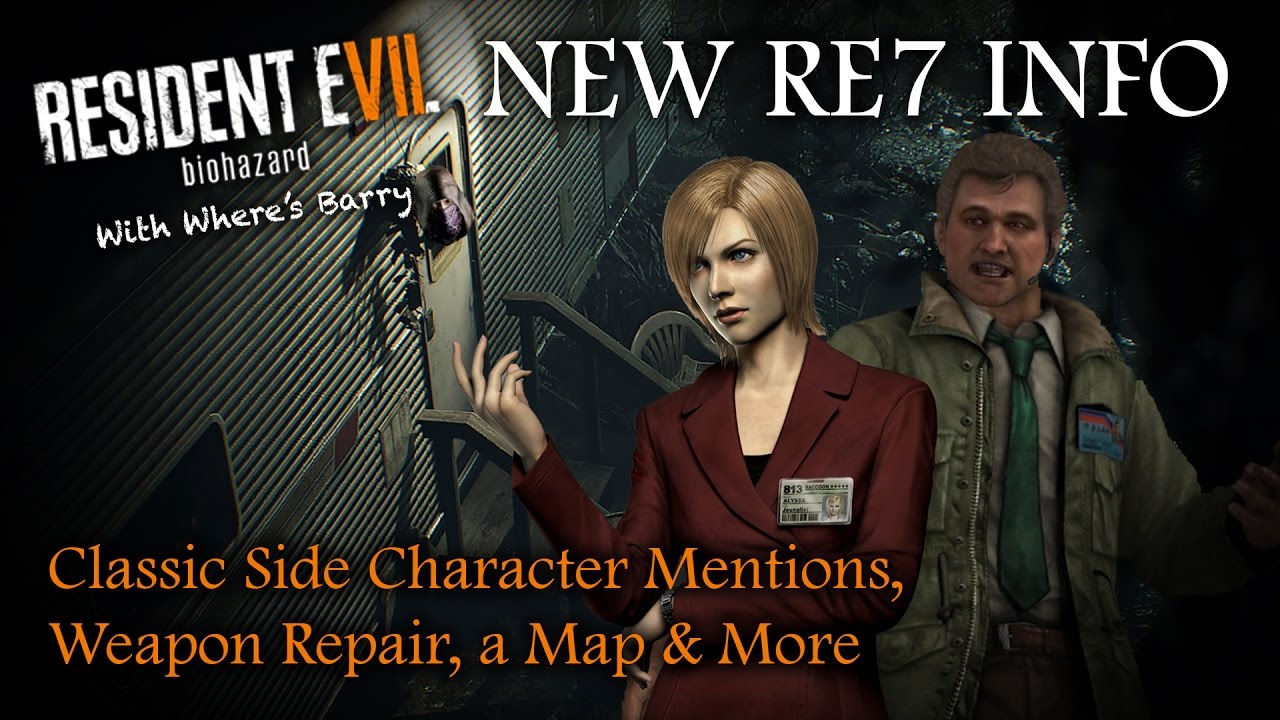 RESIDENT EVIL 7 BIG REVEALS | Classic Character Mentions, Weapon Repair ...