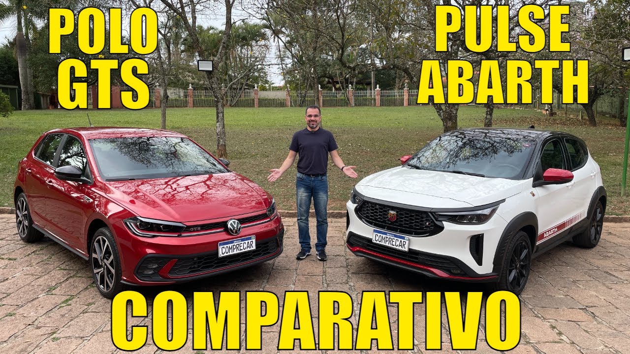 Comparativo: Polo GTS x Pulse Abarth - Qual é melhor? - YouTube