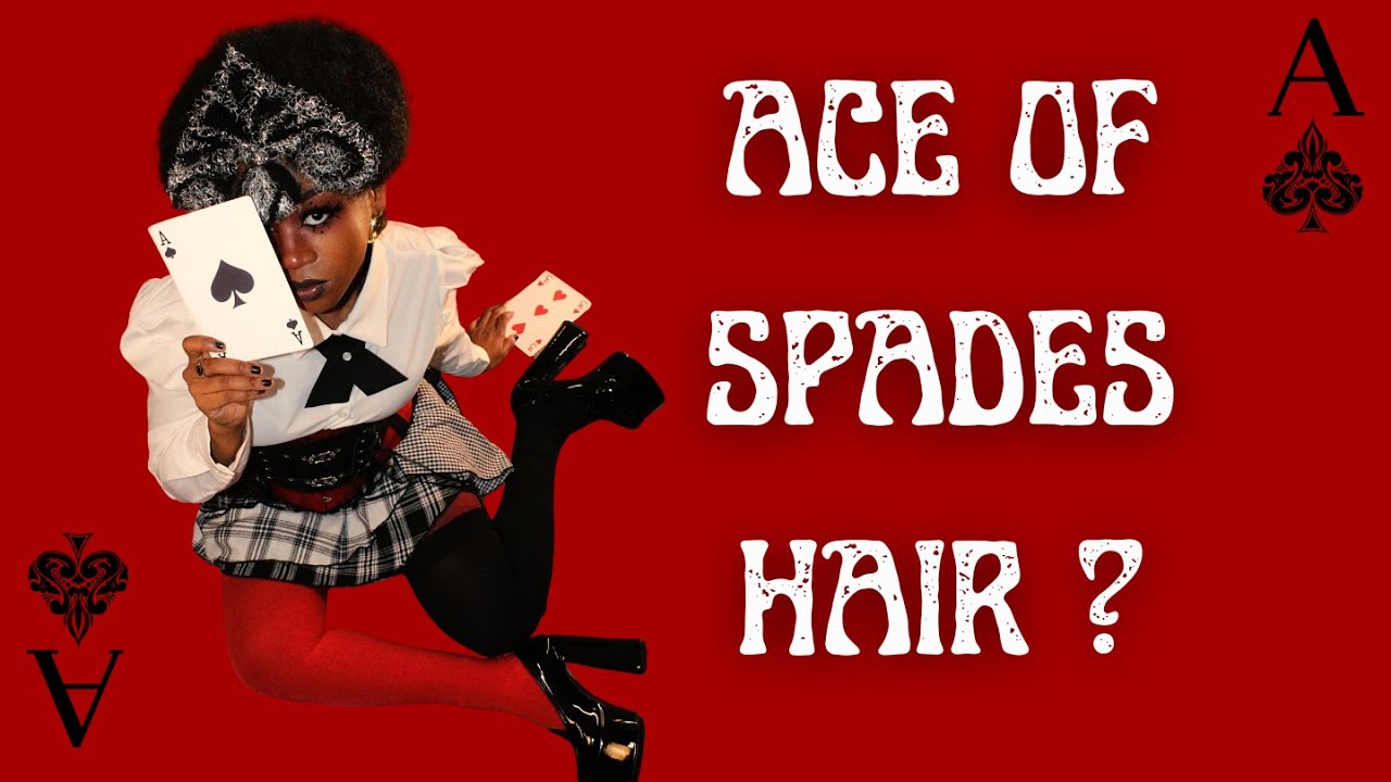 How I Turned My Hair Into The Ace Of Spades - YouTube