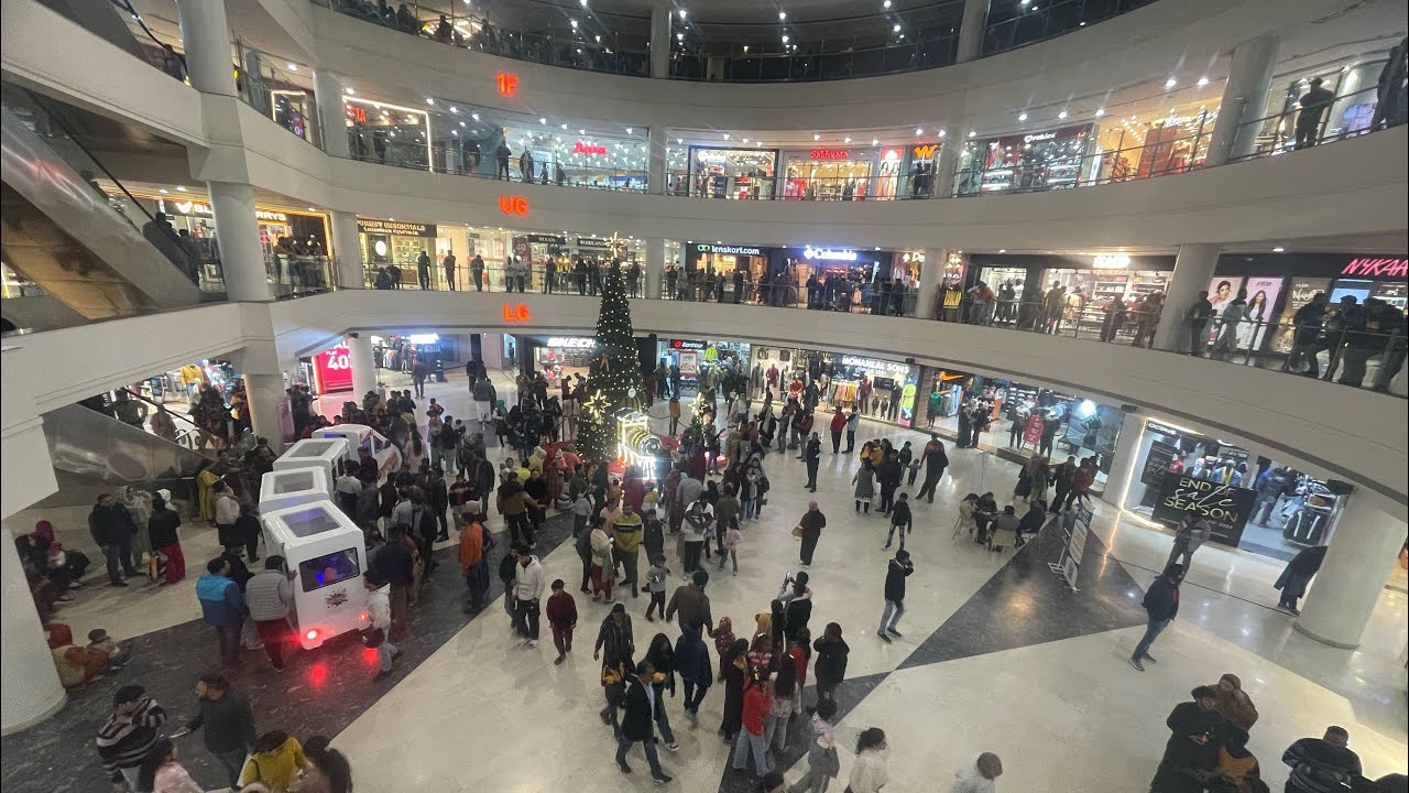 Happy new year celebrate 🎉 at wave mall jammu - YouTube