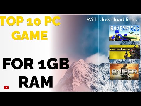 Top 10 pc Games For 1 GB Ram 😎 - YouTube