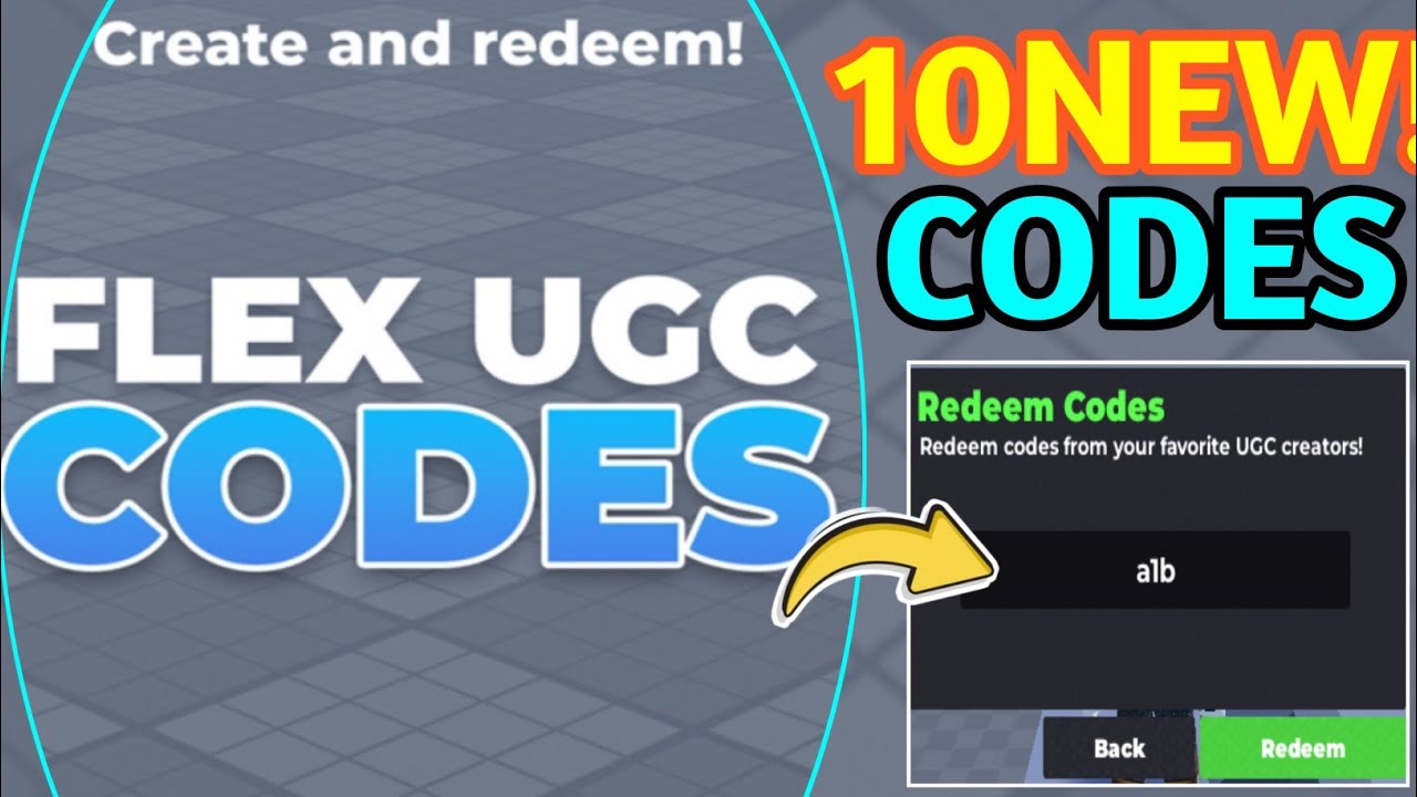 ⚠️UPDATE!!⚠️ ALL WORKING CODES FOR FLEX UGC IN 2025 - ROBLOX FLEX UGC ...