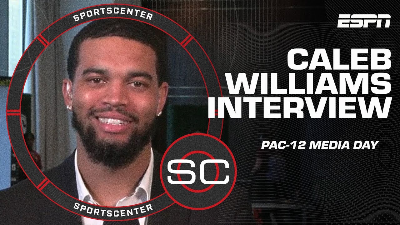 Caleb Williams Pac-12 Media Day Interview ️ Repeat Heisman hopes & USC title quest 🏈 ...
