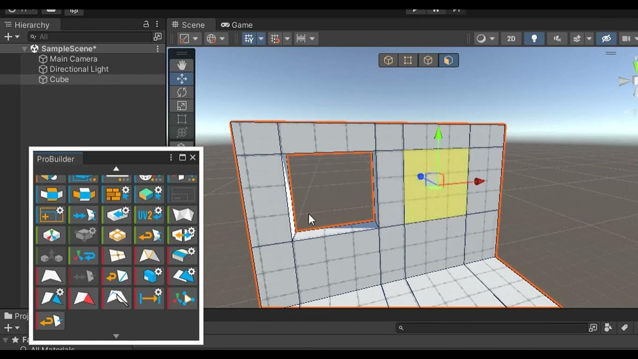 انشاء حجرة ببرنامج Unity || Pro Builder - YouTube