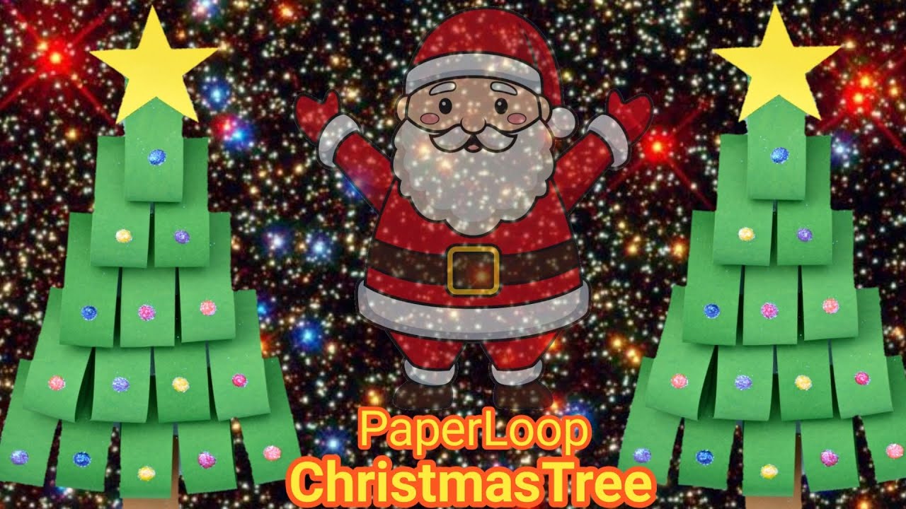 Marry Christmas |Amazing Paper Loop Christmas Tree #christmas # ...